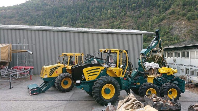 Neuer Forstspezialschlepper – Forstbetrieb Visp